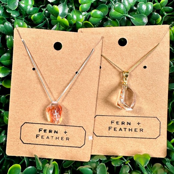 Jewelry | Koi Fish Quartz Necklace Hematoid Golden Healer Red Hematite ...